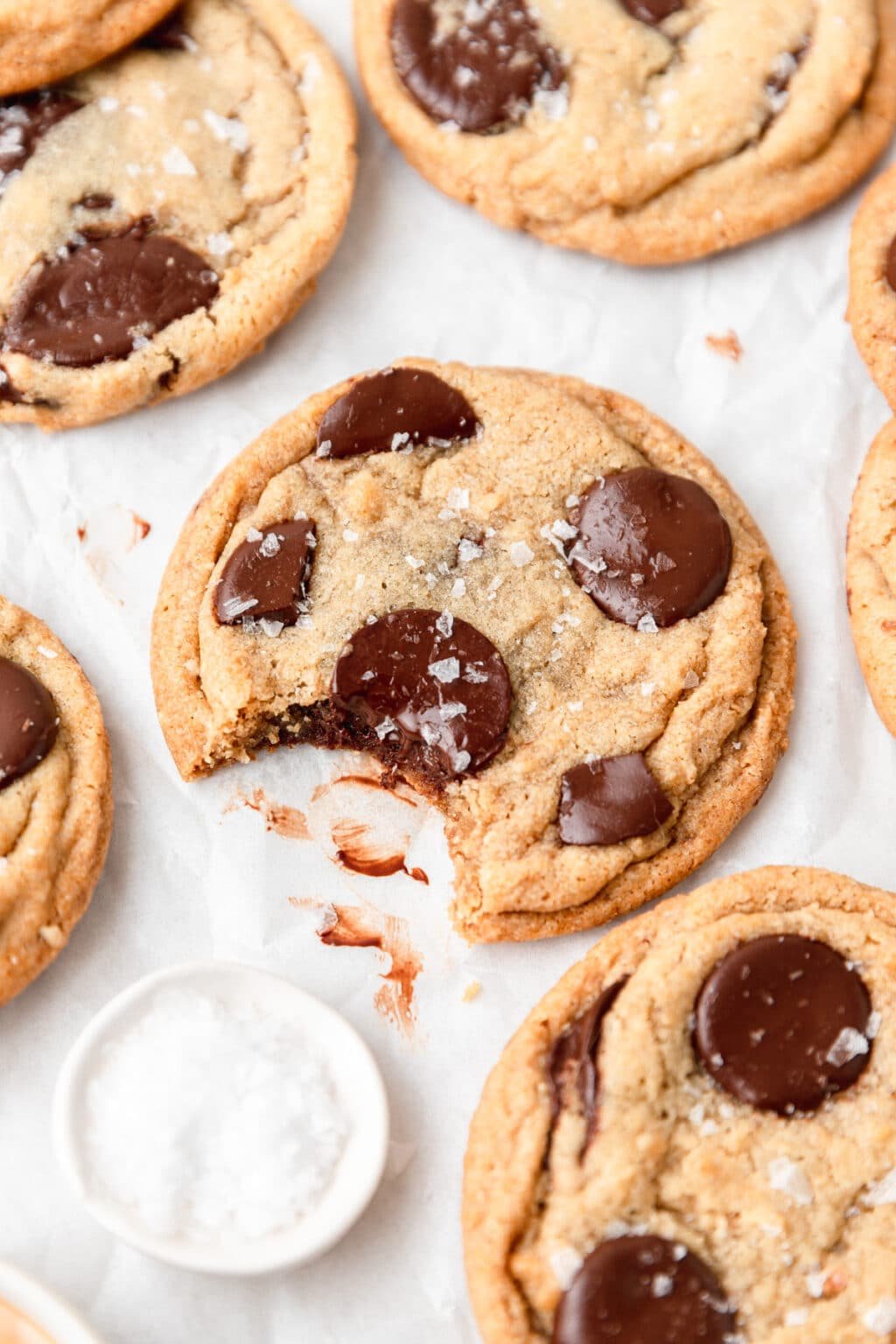 Tahini Chocolate Chip Cookies ~ Barley & Sage