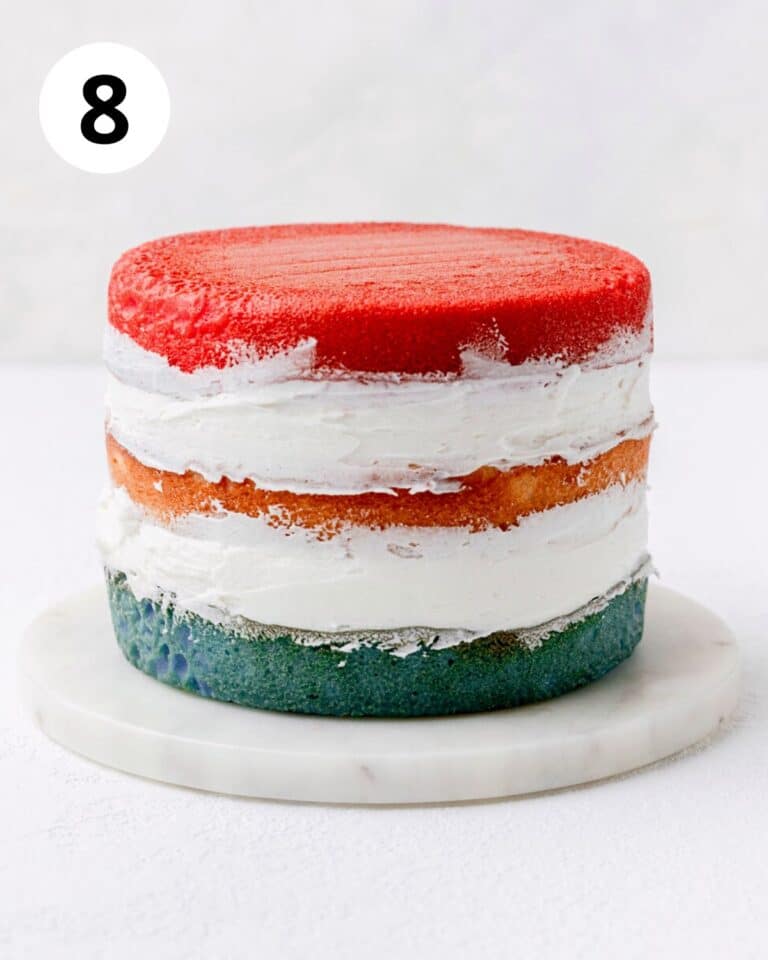 Red, White, & Blue Layer Cake ~ Barley & Sage