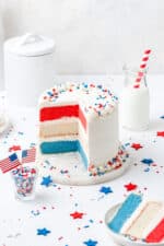 Red, White, & Blue Layer Cake ~ Barley & Sage