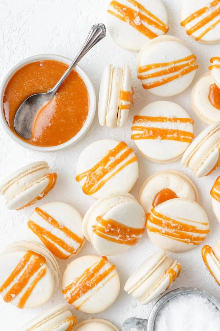 Salted Caramel Macarons Recipe ~ Barley & Sage