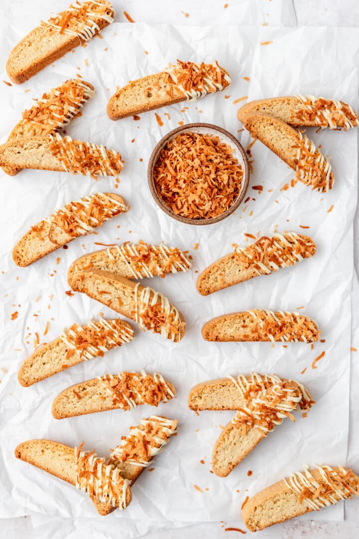 Toasted Coconut Biscotti ~ Barley & Sage