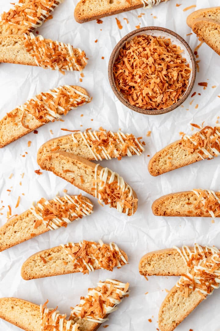 Toasted Coconut Biscotti ~ Barley & Sage
