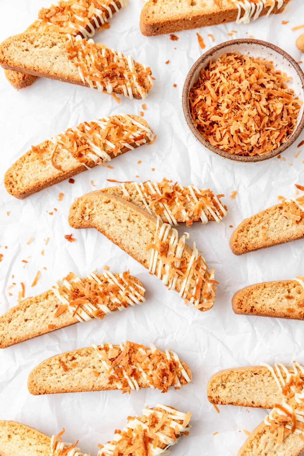 Toasted Coconut Biscotti ~ Barley & Sage