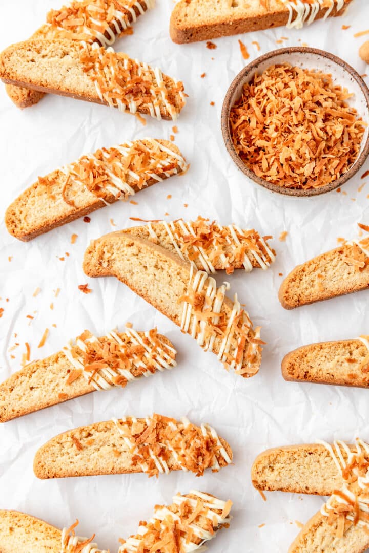 Toasted Coconut Biscotti ~ Barley & Sage
