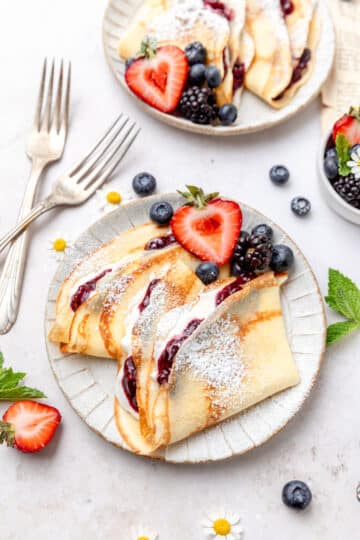 Sourdough Crepes ~ Barley & Sage