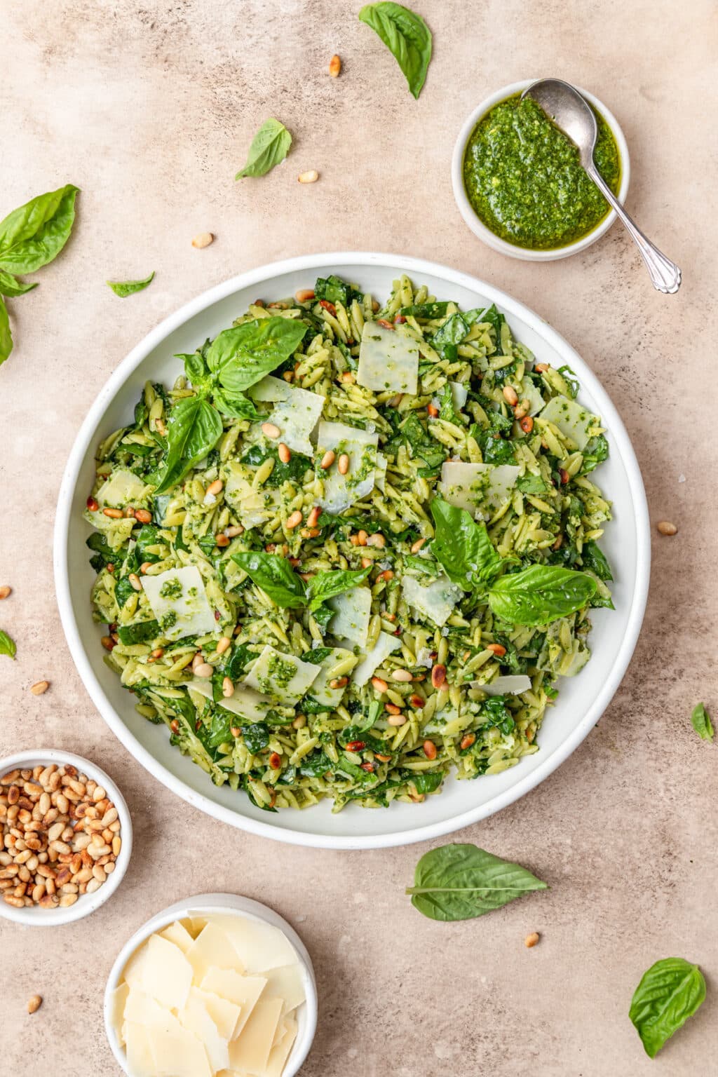Pesto Orzo ~ Barley & Sage
