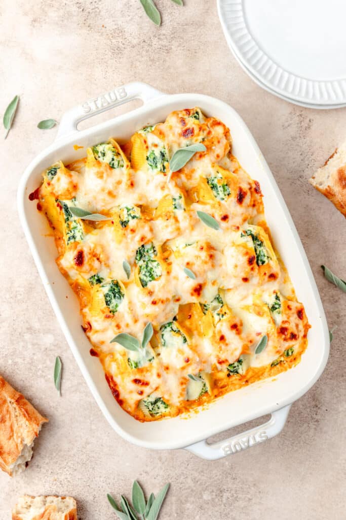 Pumpkin Stuffed Shells ~ Barley & Sage