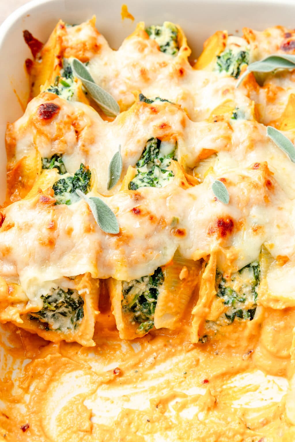Pumpkin Stuffed Shells ~ Barley & Sage