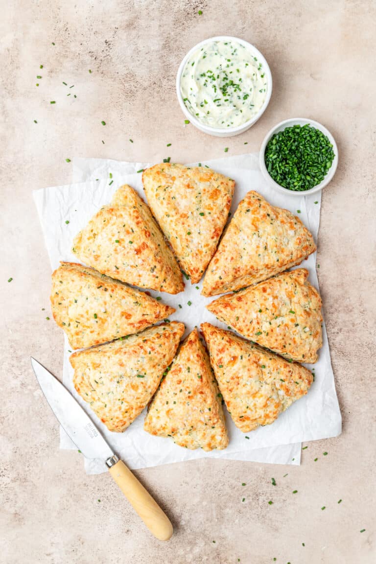 Cheddar Chive Scones ~ Barley & Sage