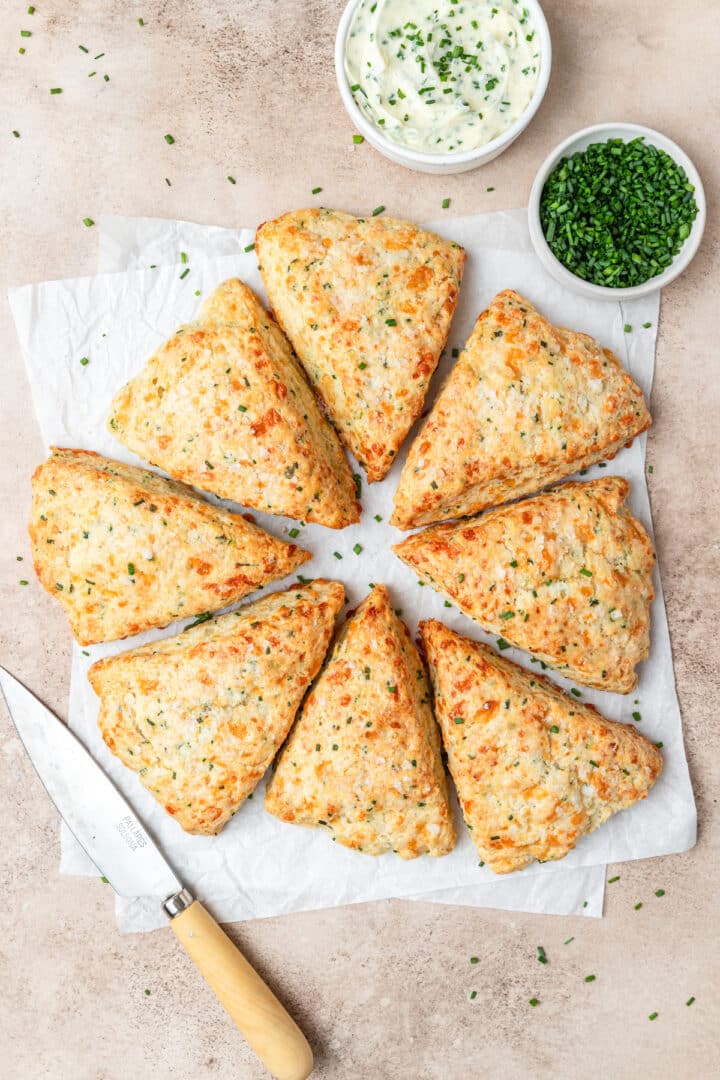 Cheddar Chive Scones ~ Barley & Sage