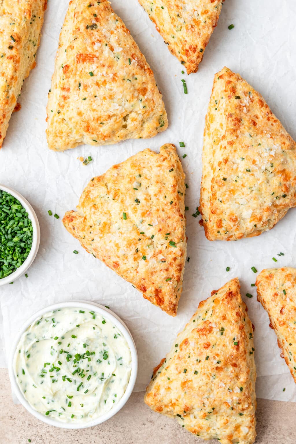 Cheddar Chive Scones ~ Barley & Sage