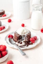 Chocolate Molten Lava Cakes (with ganache center)