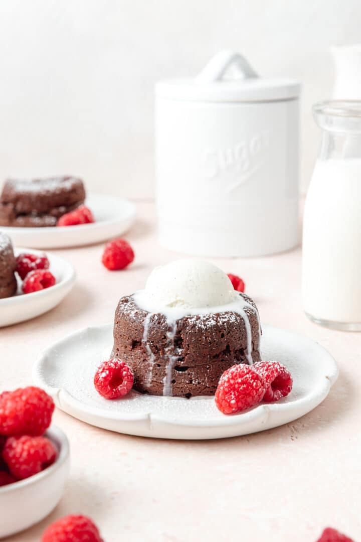Chocolate Molten Lava Cakes (with ganache center)