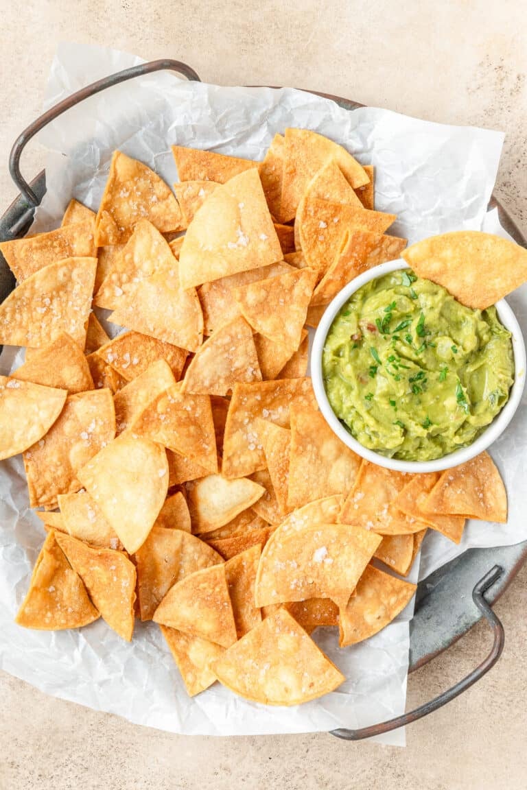 Homemade Corn Tortilla Chips ~ Barley & Sage