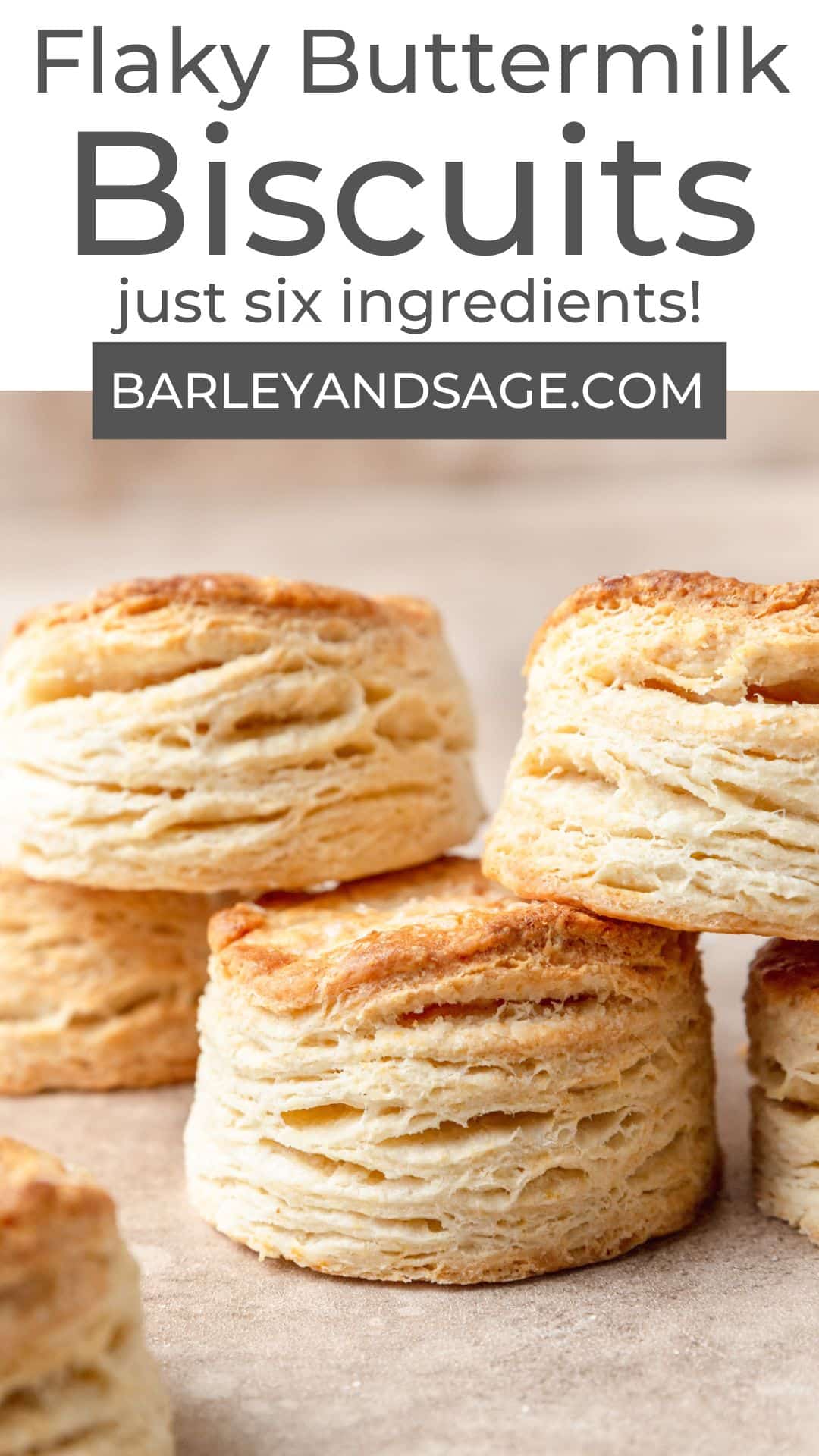 Flaky Buttermilk Biscuits ~ Barley & Sage