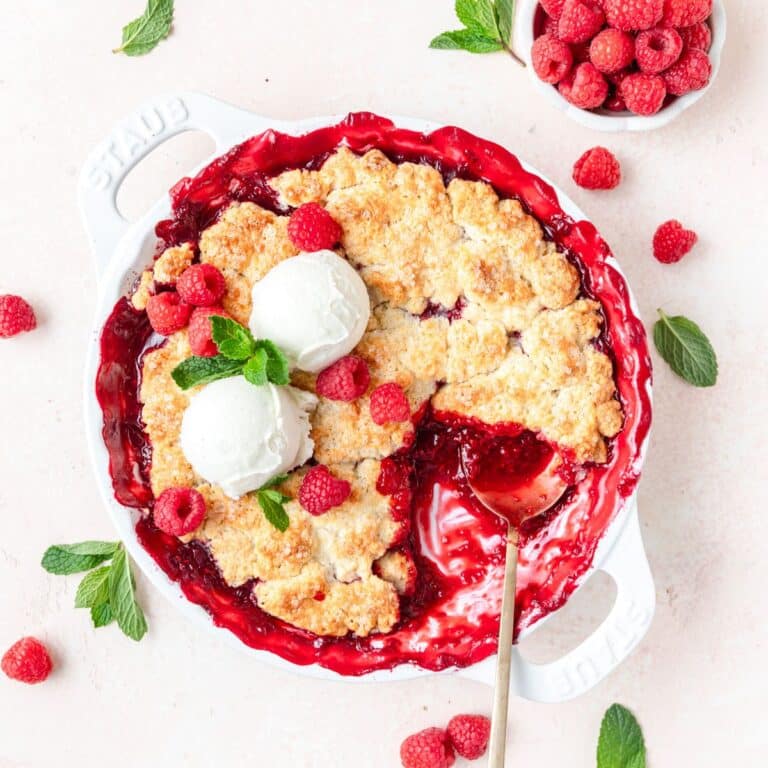 Raspberry Cobbler ~ Barley & Sage