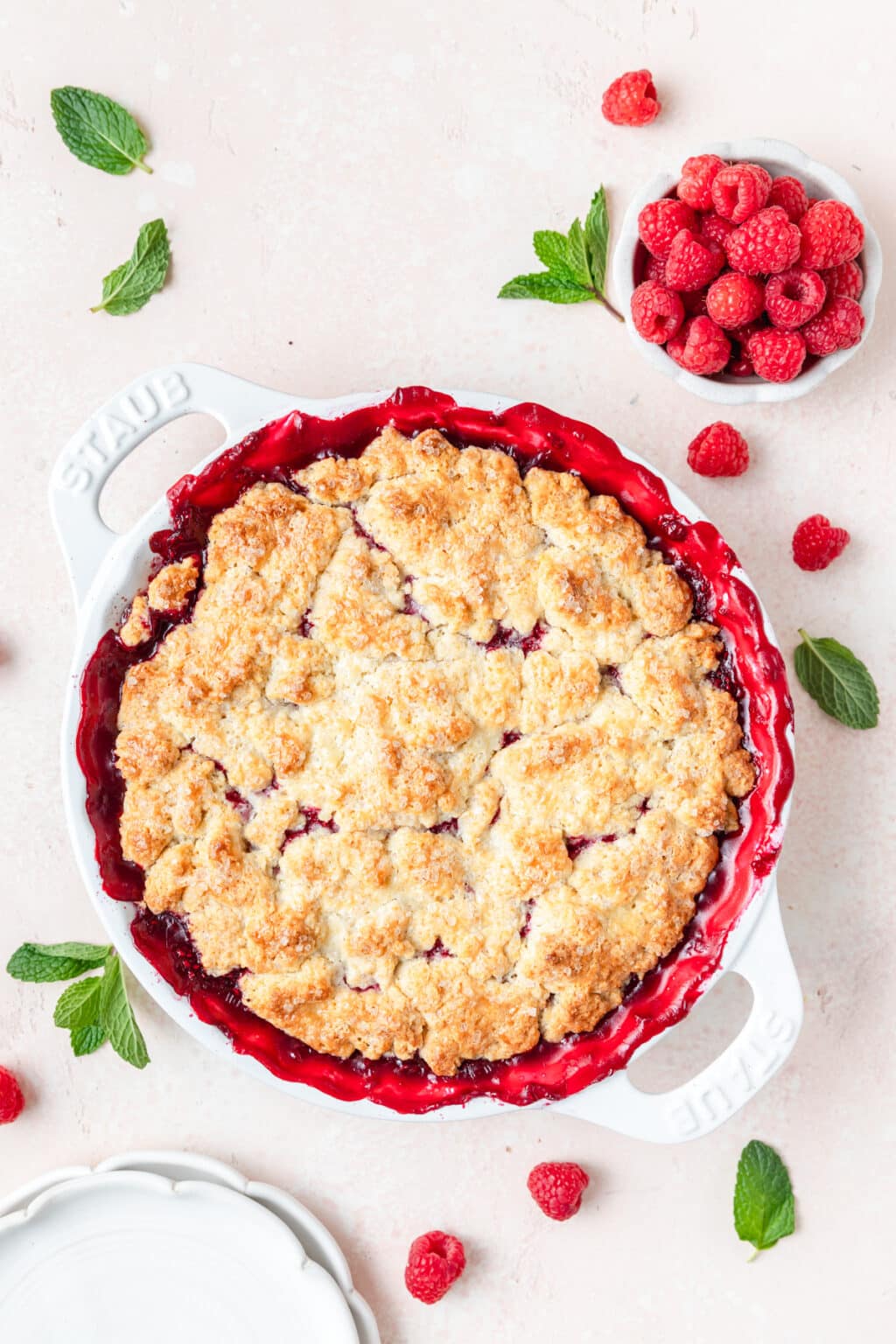 Raspberry Cobbler ~ Barley & Sage