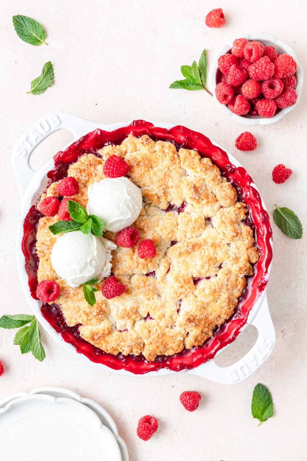 Raspberry Cobbler ~ Barley & Sage