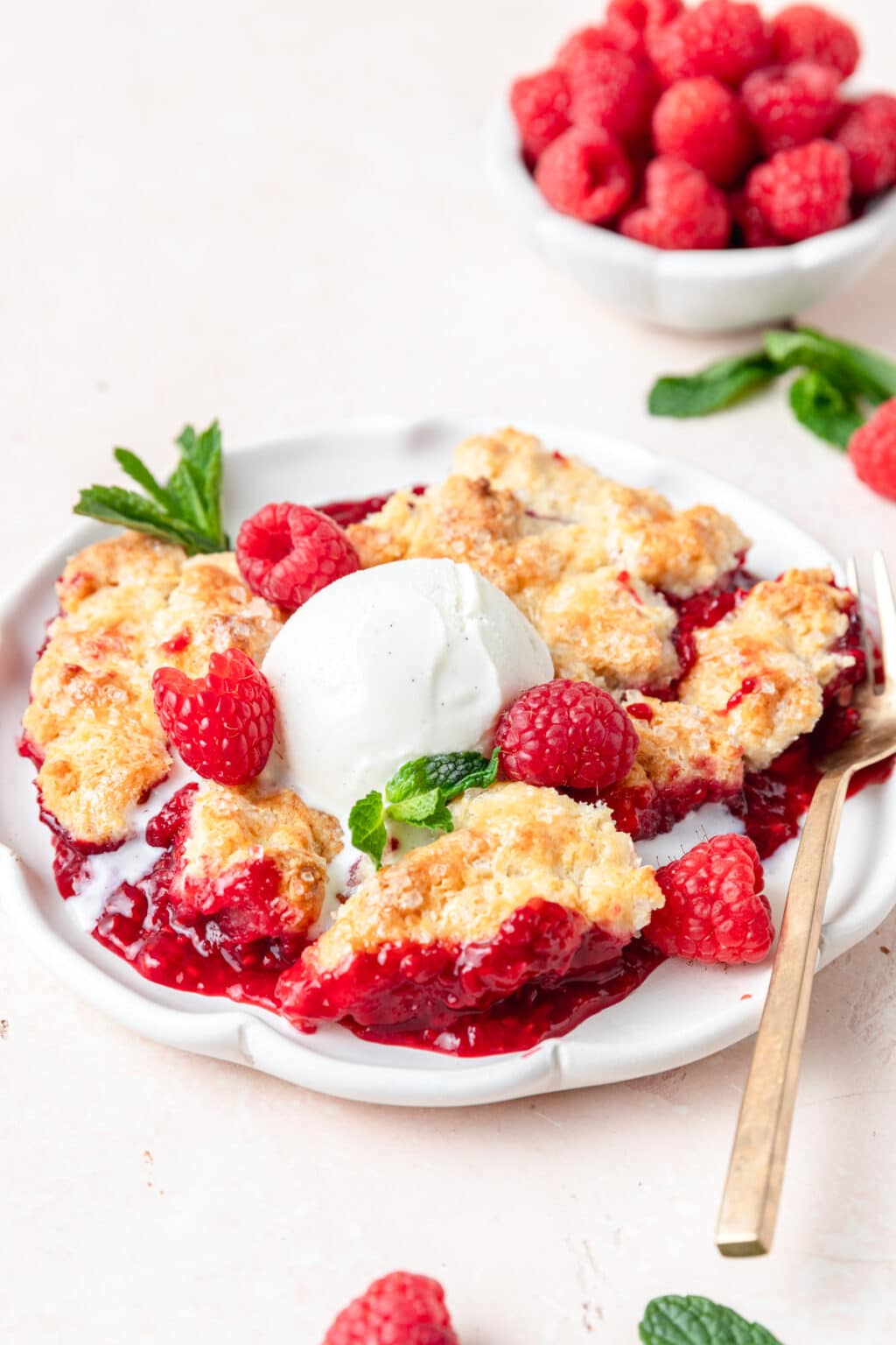 Raspberry Cobbler ~ Barley & Sage