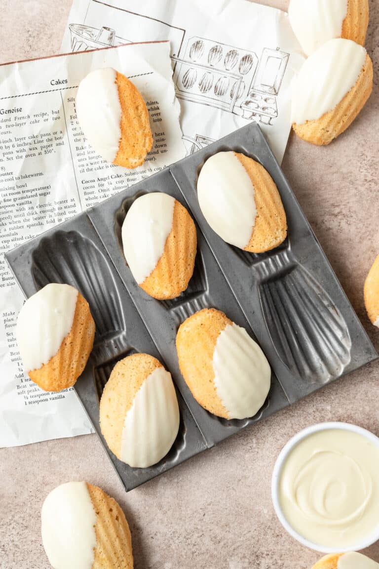 White Chocolate Madeleines Recipe ~ Barley & Sage