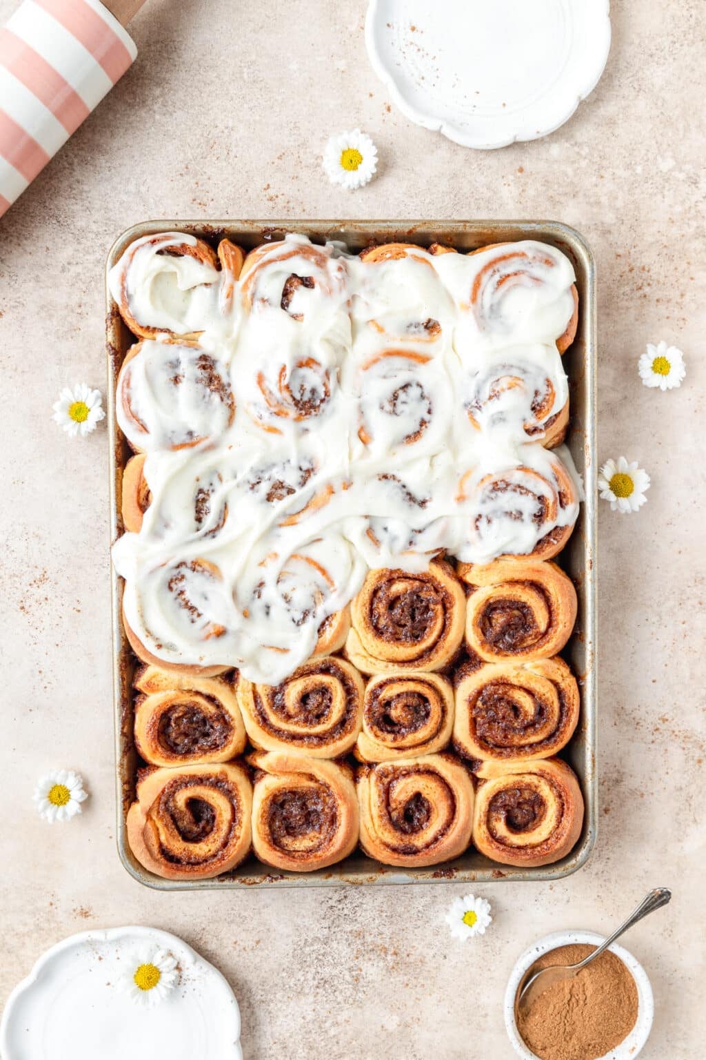 Mini Cinnamon Rolls ~ Barley & Sage