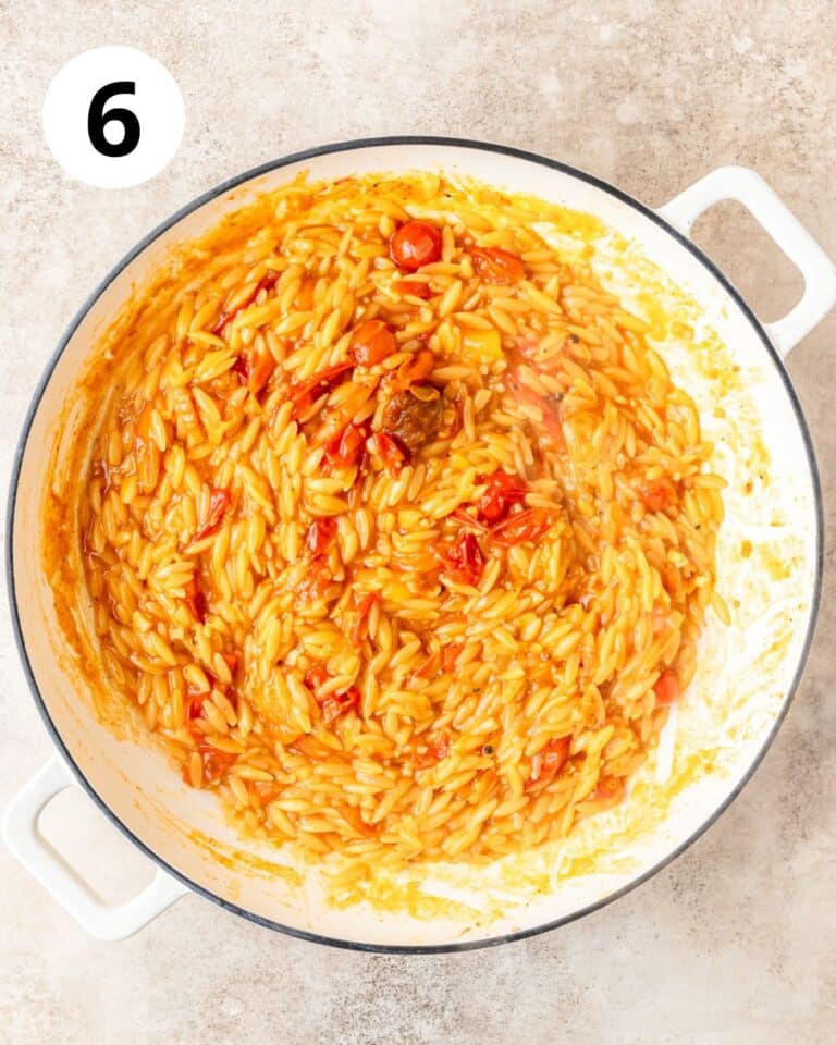 Creamy Tomato Orzo ~ Barley & Sage