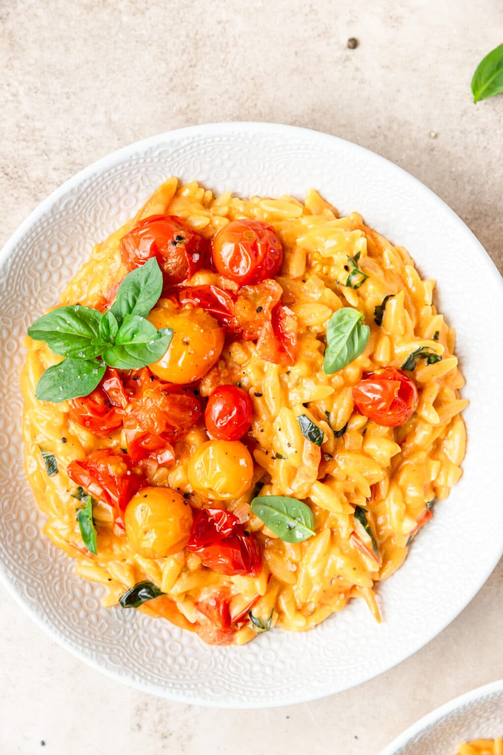 Creamy Tomato Orzo ~ Barley & Sage