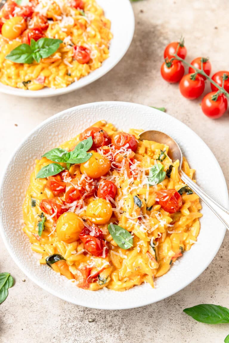 Creamy Tomato Orzo ~ Barley & Sage