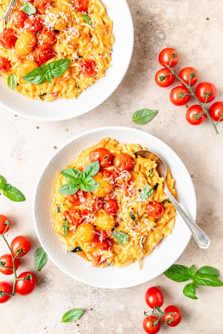 Creamy Tomato Orzo ~ Barley & Sage