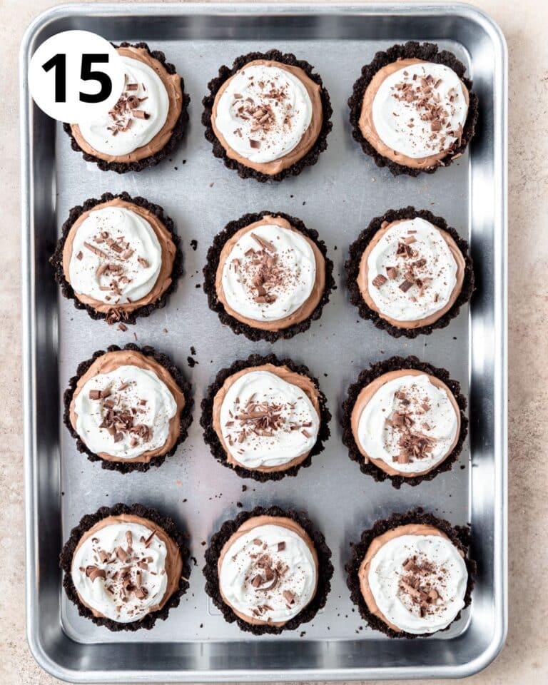 Mini Chocolate Mousse Tarts ~ Barley & Sage