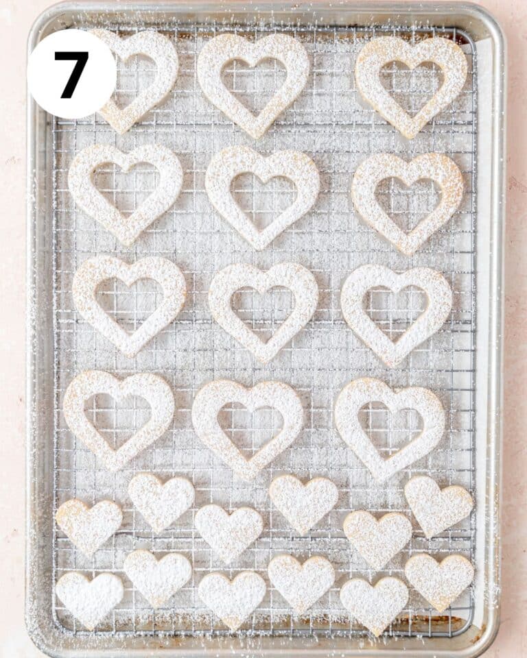Heart Shaped Raspberry Linzer Cookies Recipe ~ Barley & Sage