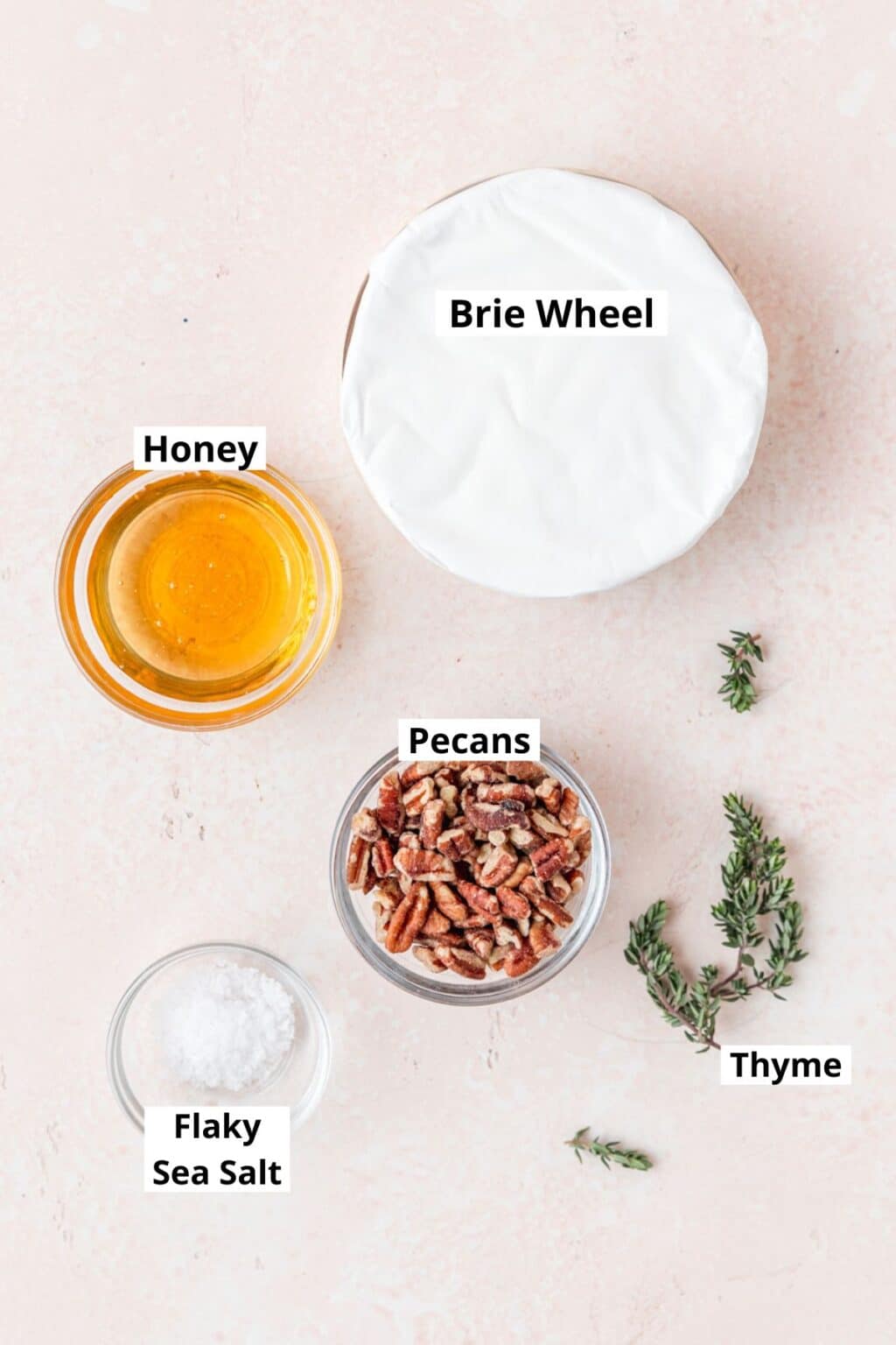 Baked Brie with Honey and Pecans ~ Barley & Sage